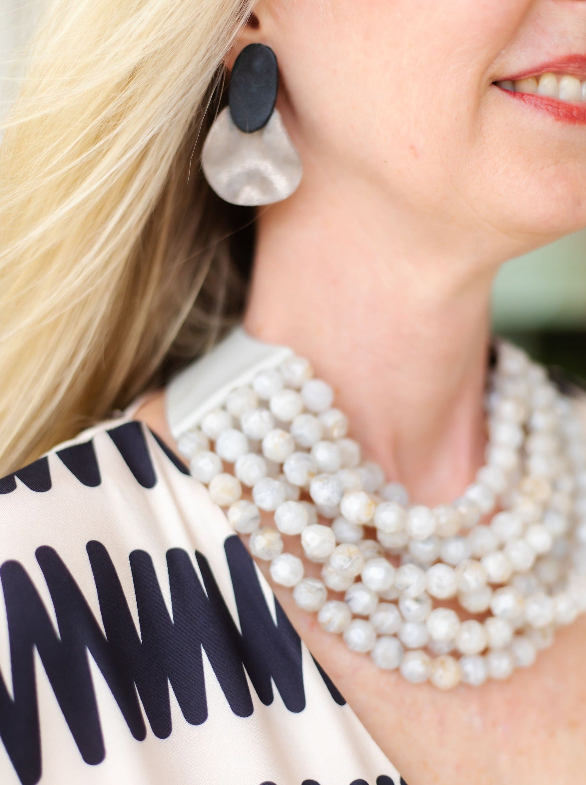 Leather Fold Earring | Grey – Capsule